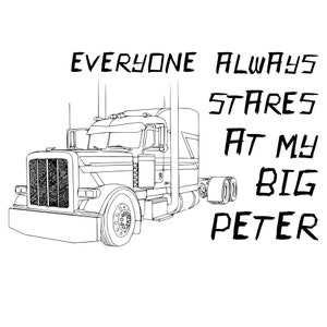 Big Peterbilt Svg Dxf Png Pdf Jpg Png Instant Digital Download | Semi ...