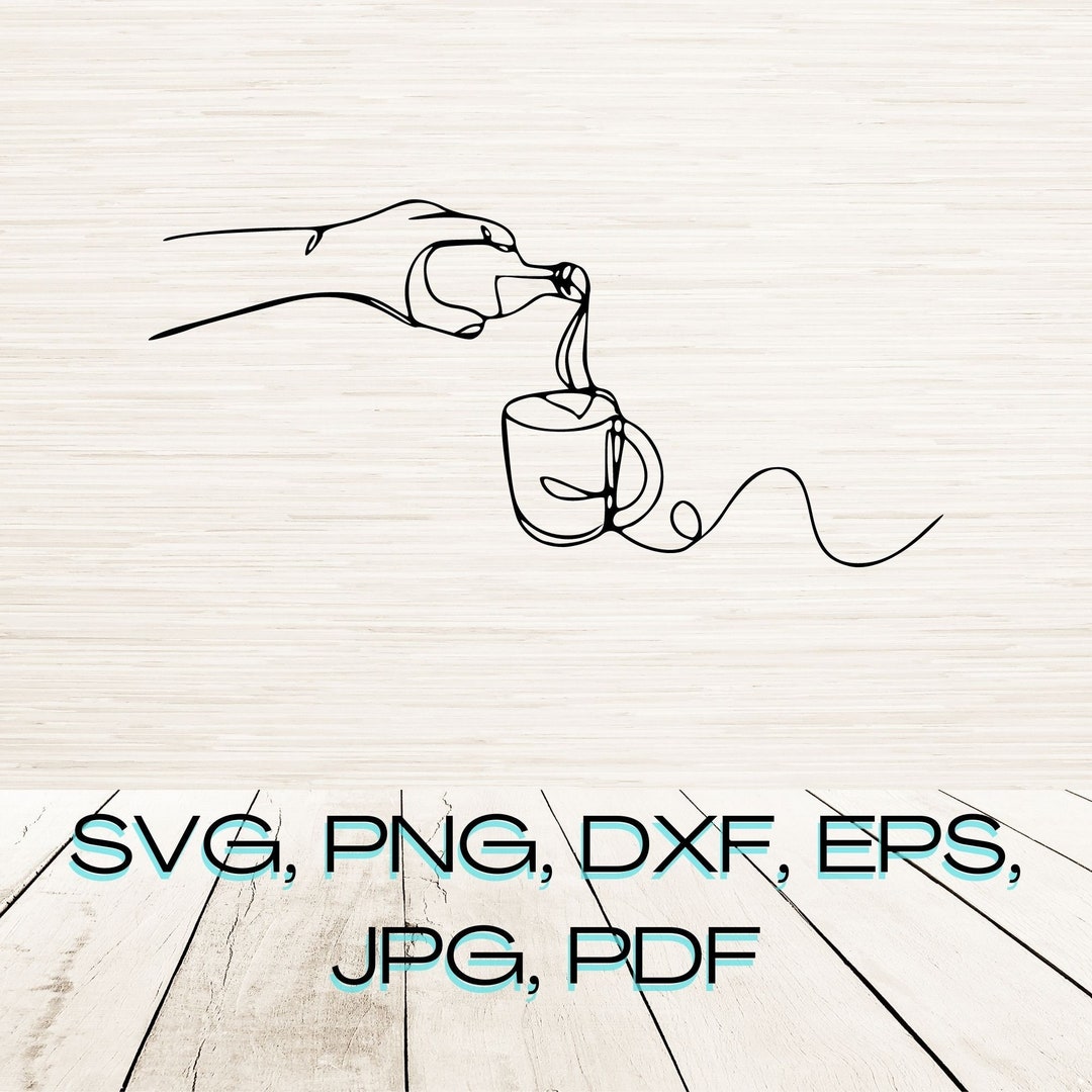 Minimalist Whiskey Line Art Svg Dxf Png Eps Pdf Jpg Instant Digital ...