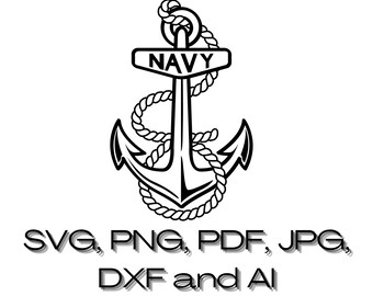 Navy Logo Drawing