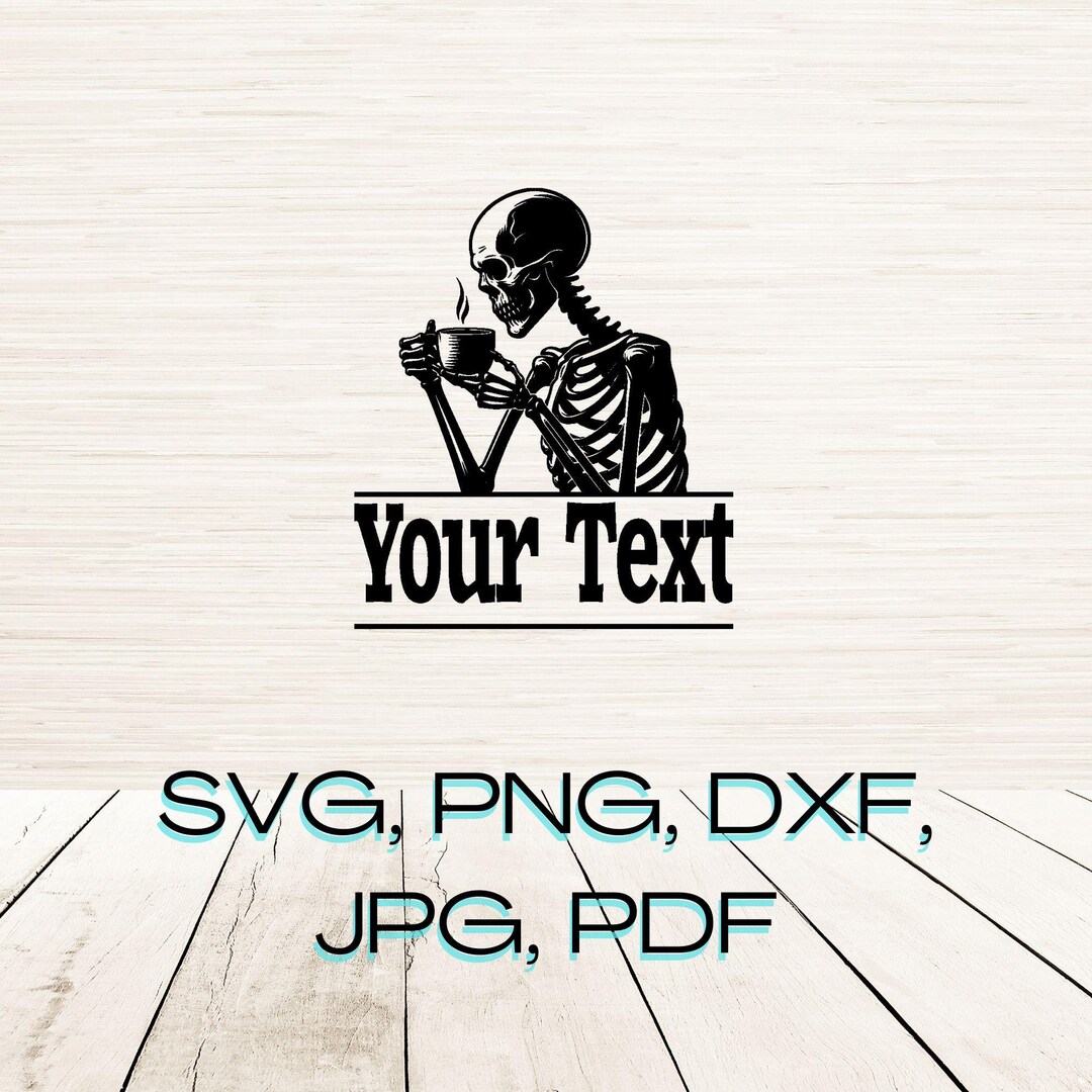 Split Monogram Skull Art Svg Dxf Png Instant Digital Download, Name ...