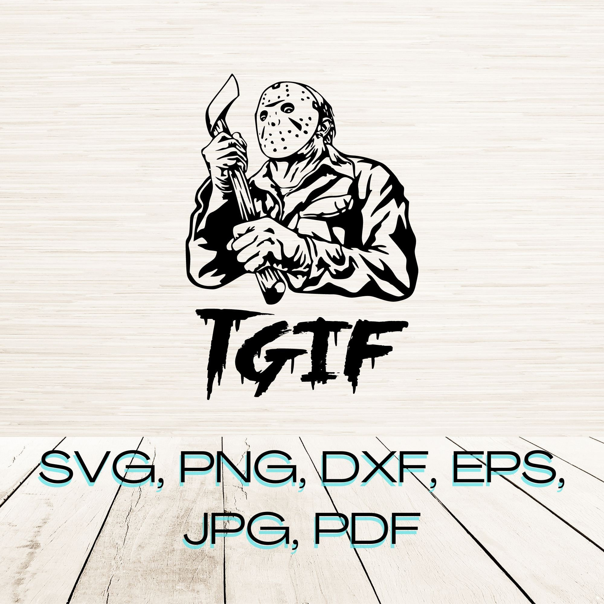 Jason Vorhees Svg Instant Digital Download Png Jpg Dxf Logo - Etsy