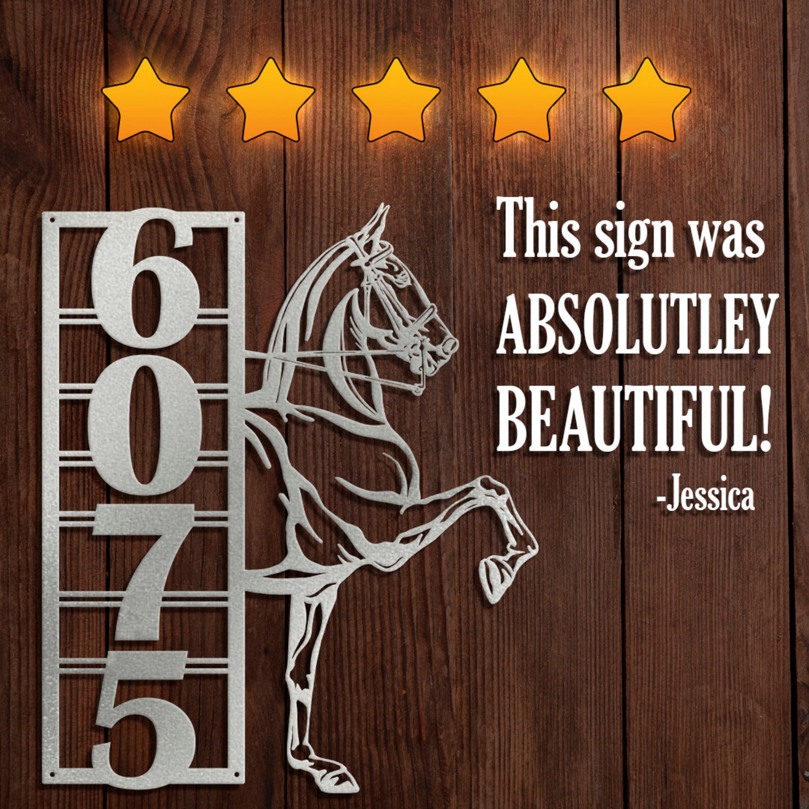 American Saddlebred Personalized Metal Wall Sign - Etsy