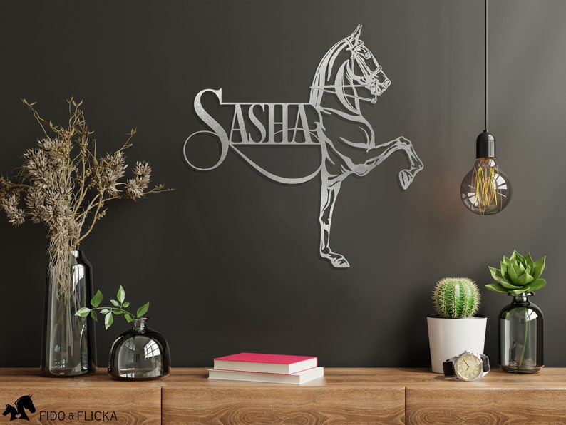 American Saddlebred Personalized Metal Wall Sign - Etsy