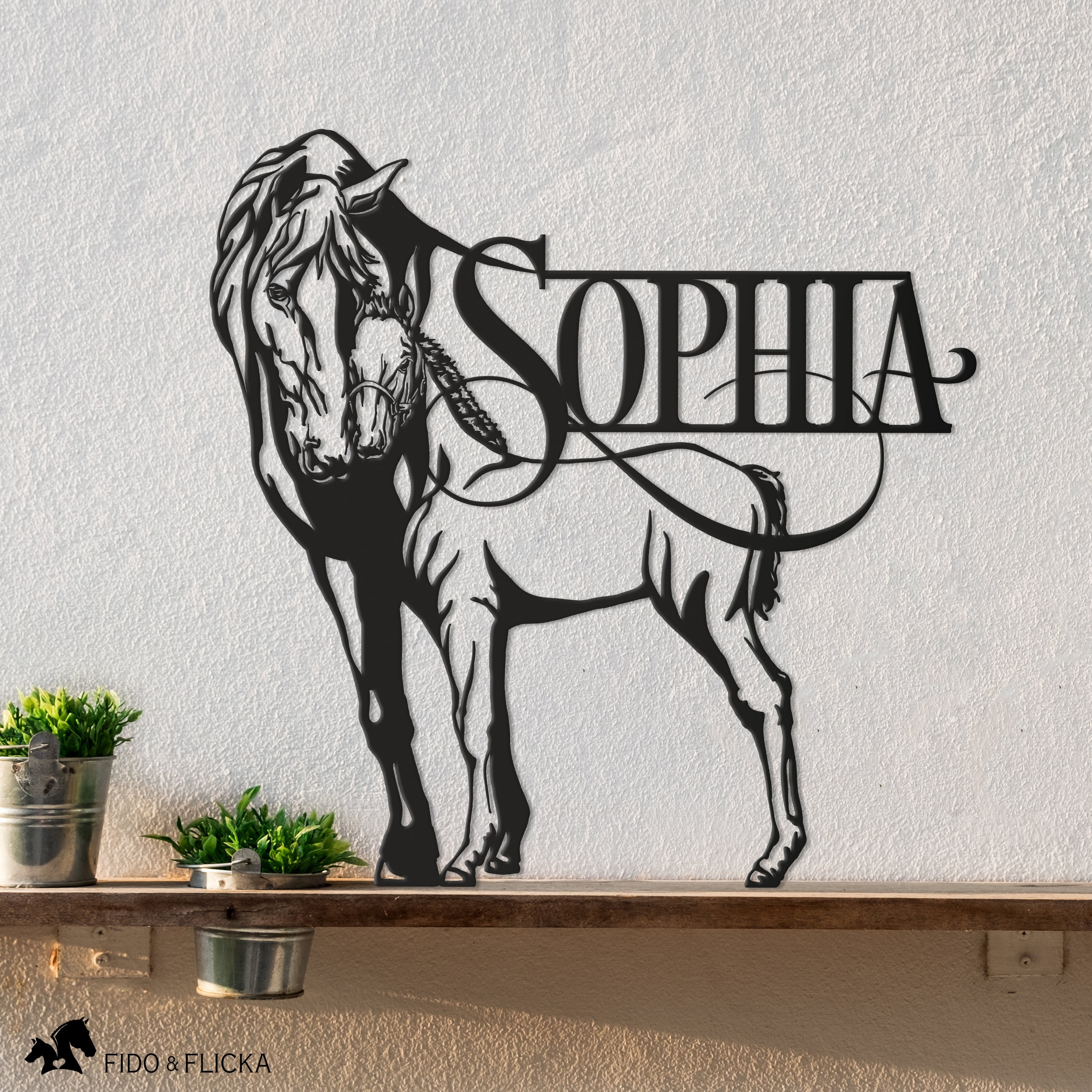 Horse Farm Personalized Metal Sign, for Stables & Ranches, or Horse ...