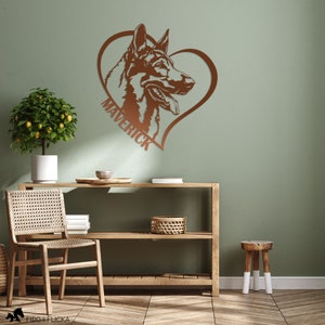 Personalized German Shepherd Sign, German Shepherd Metal Wall Art ...