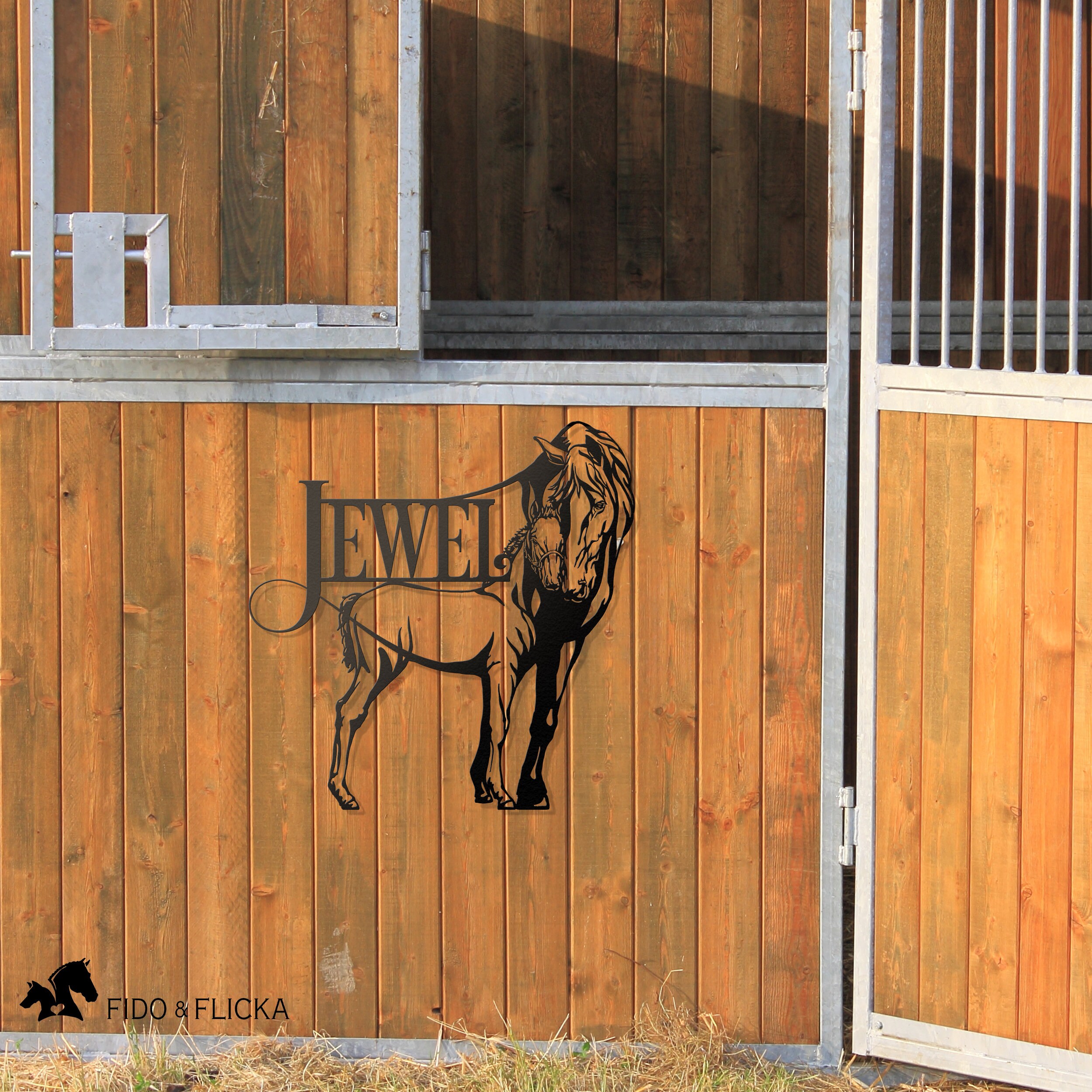 Horse Farm Personalized Metal Sign, for Stables & Ranches, or Horse ...