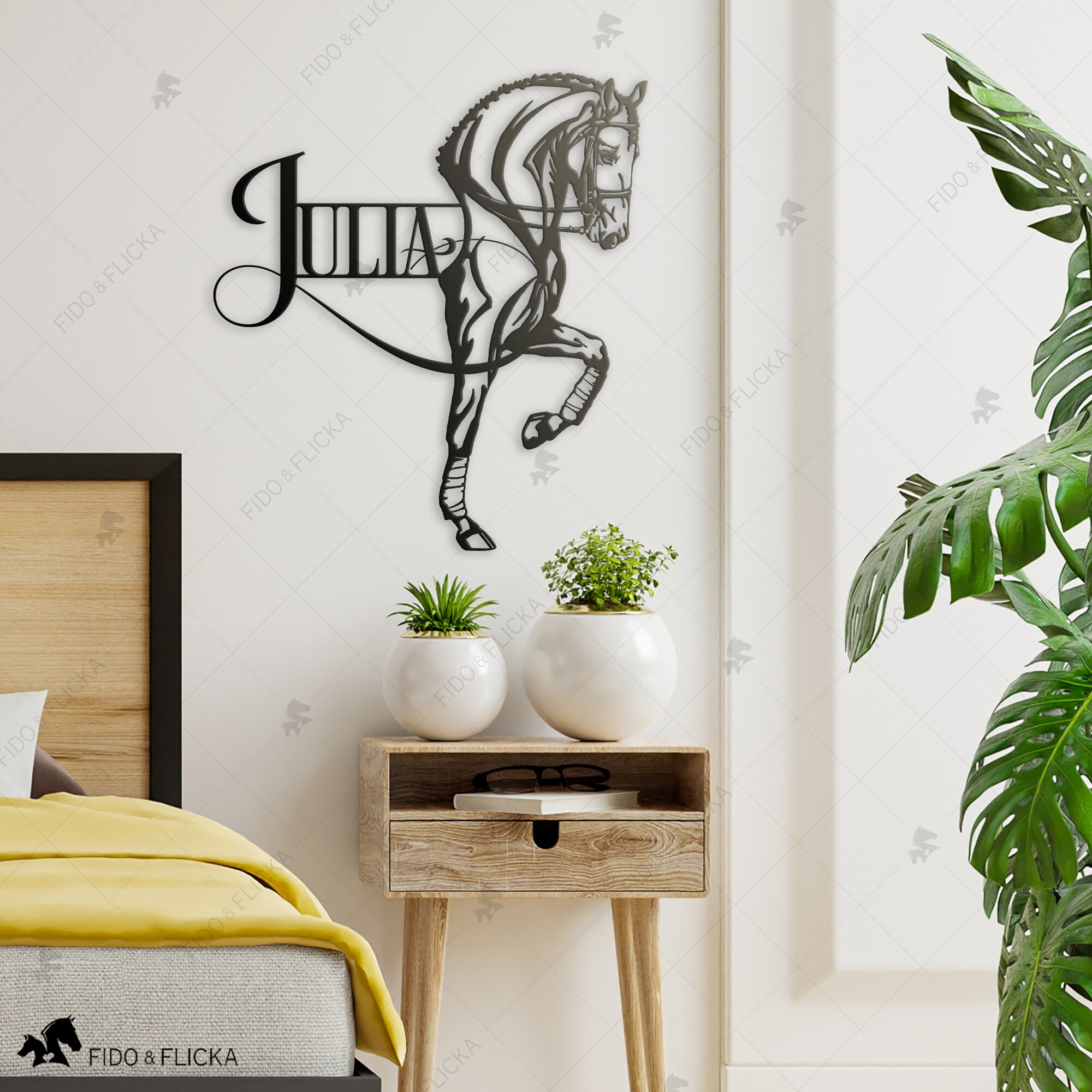 Personalized Dressage Horse Metal Wall Art, Gift for Dressage Rider or ...