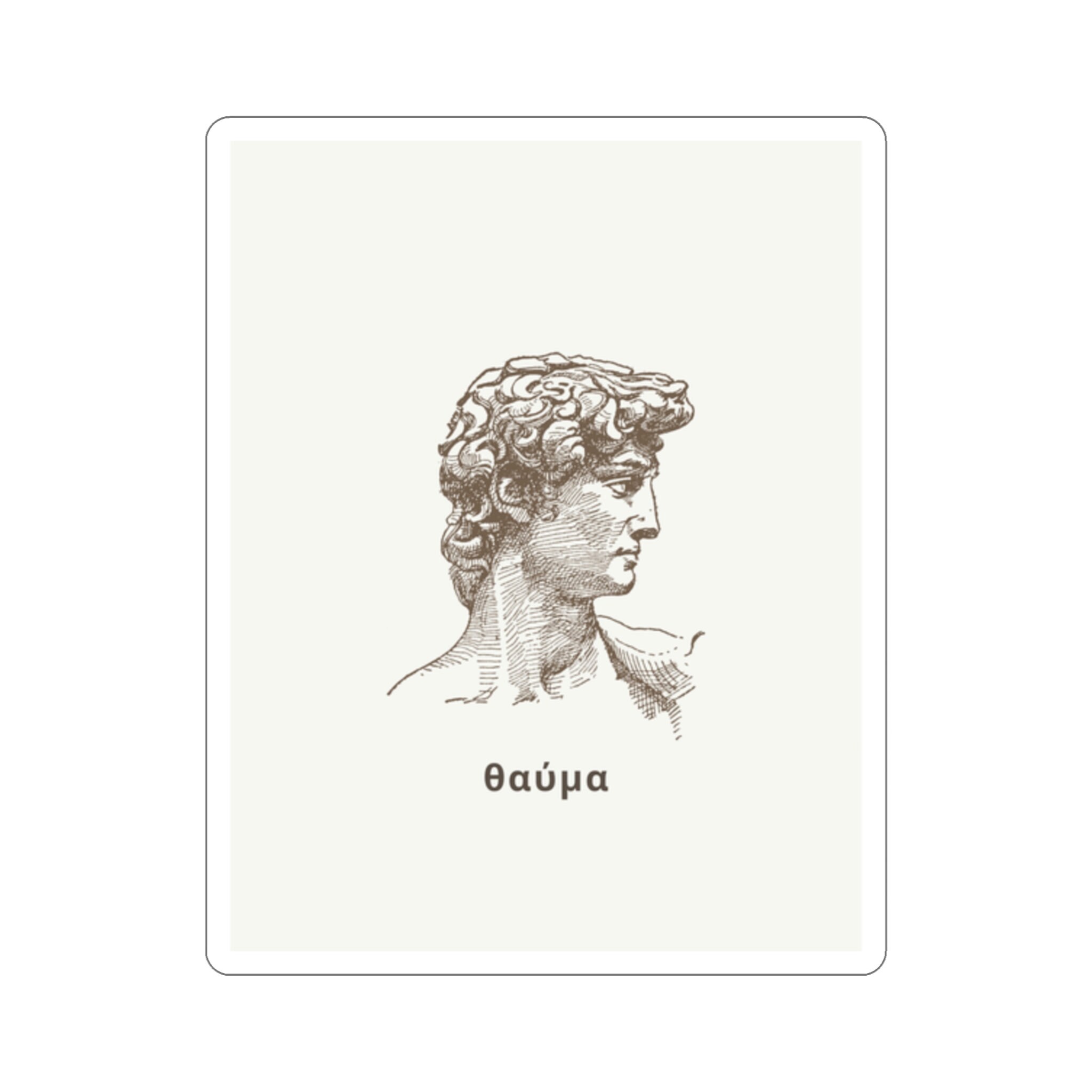 Wonder Greek Statue Sticker LIMITED TIME ONLY - Etsy