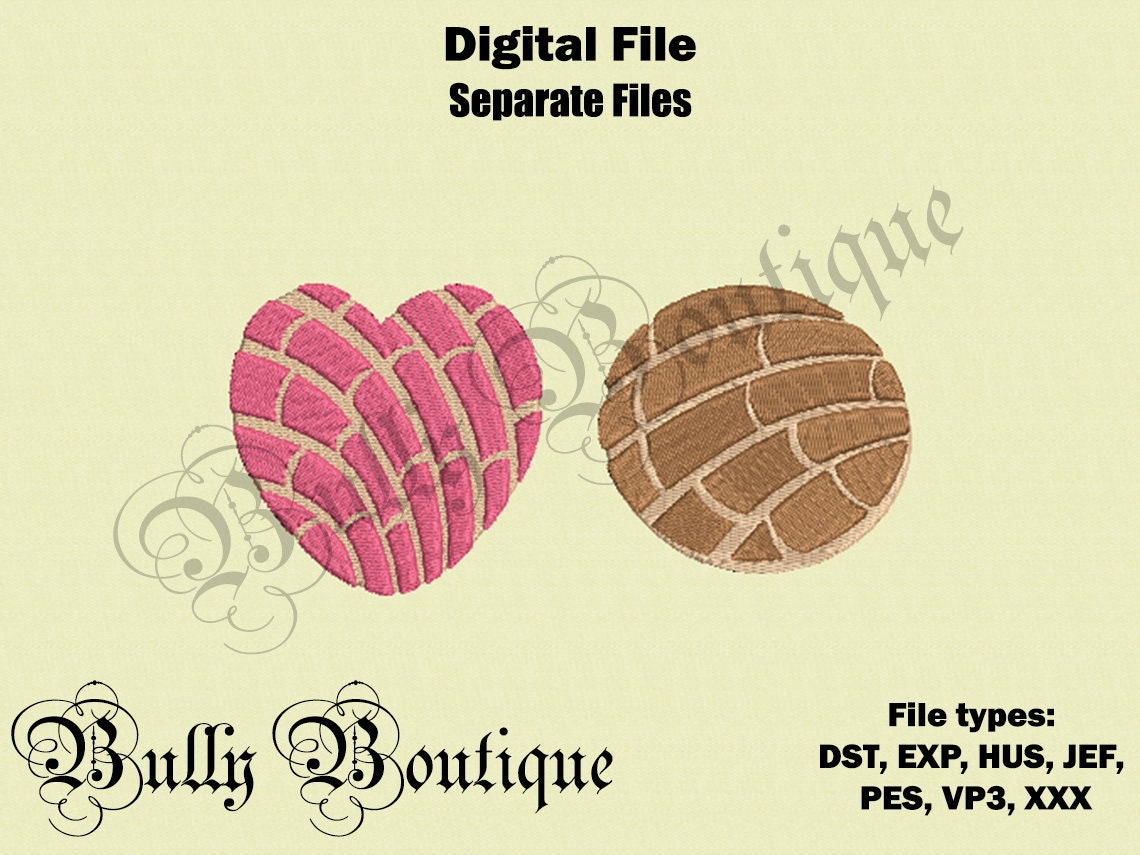 Concha Embroidery Files - Etsy