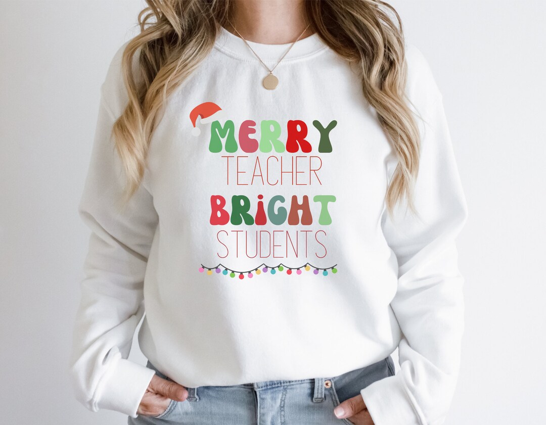 Christmas Teacher Sweater, Christmas Gift for Teacher, Holiday Sweater ...