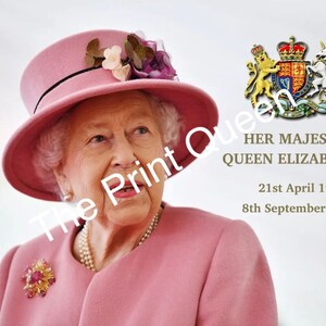 A4-queen Elizabeth II Print/picture/photo Her Majesty - Etsy