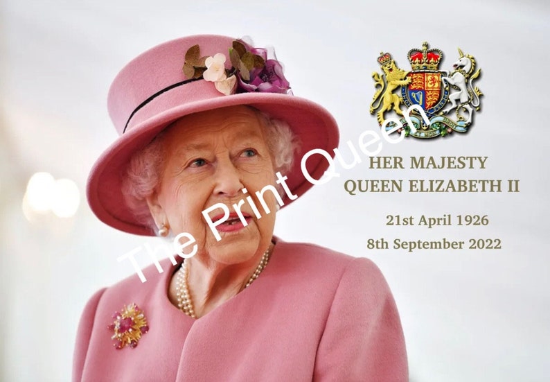 A4-queen Elizabeth II Print/picture/photo Her Majesty - Etsy