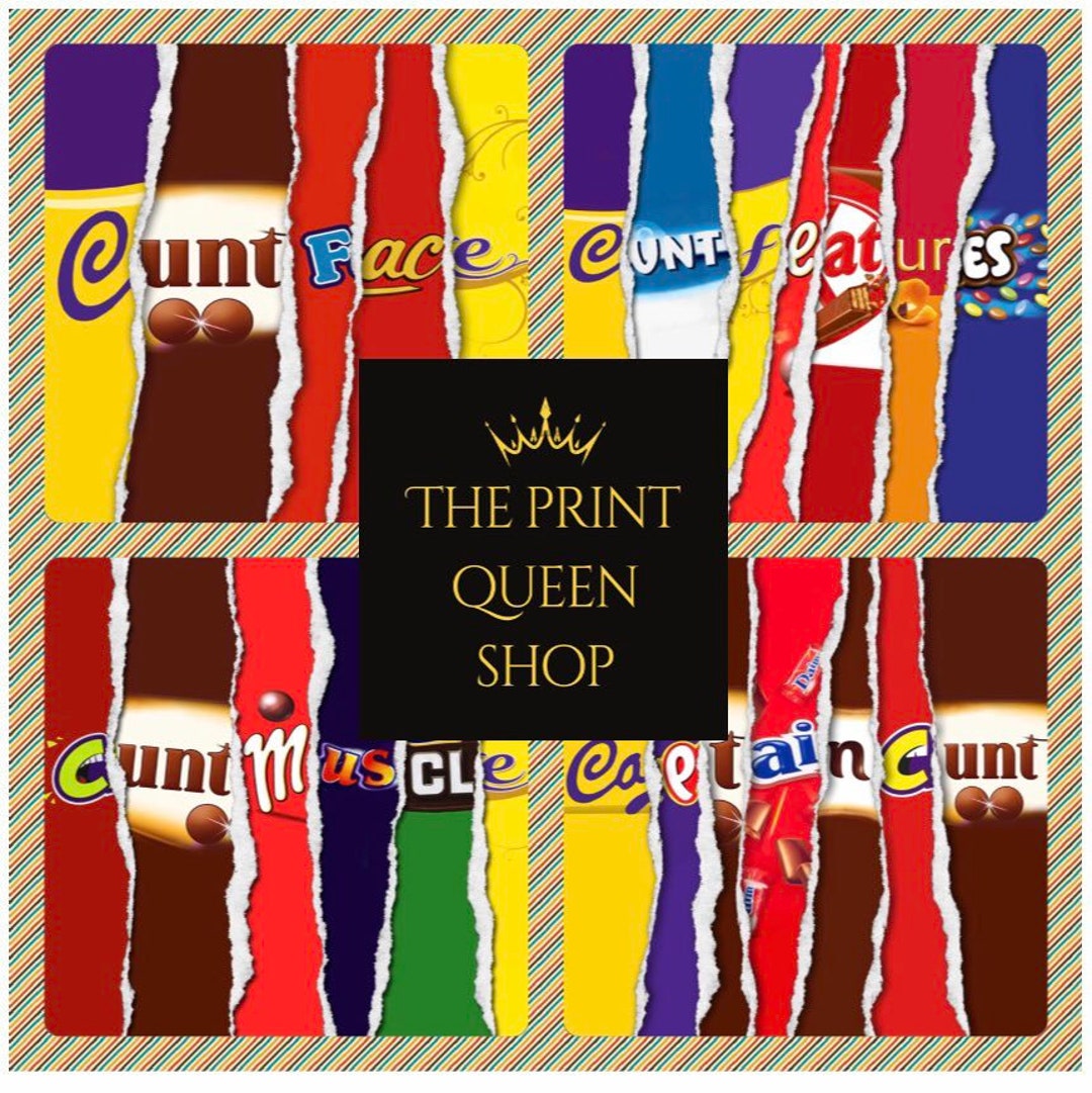 20 Different-ct Words-printable Chocolate Bar Large - Etsy