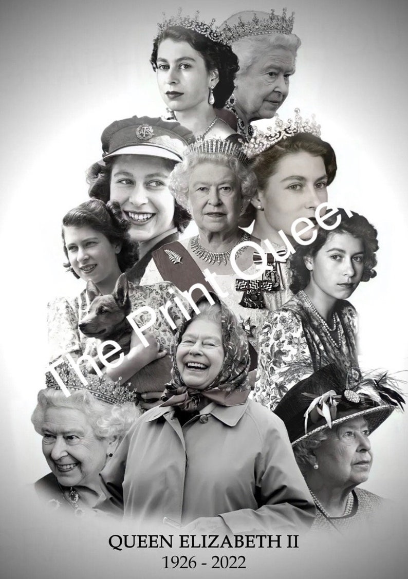 A4-queen Elizabeth II Print/picture/photo Her Majesty - Etsy