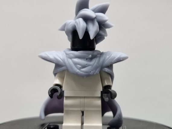 Building Toy Custom 3D Printed Spiked Hair and Cape - Etsy