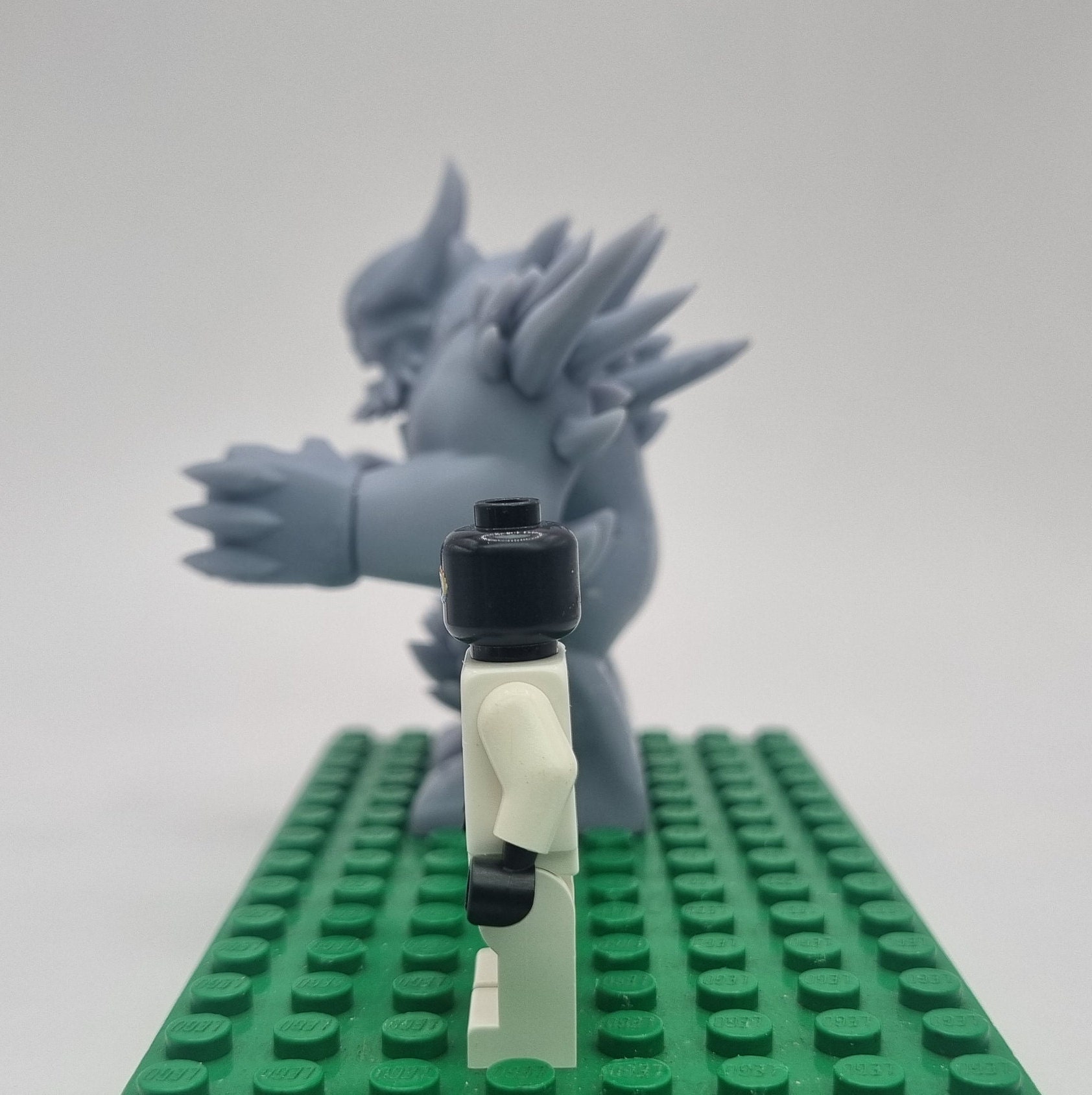 Custom 3D Printed Building Toy Spiky Bigfig - Etsy