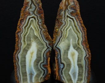 Blue Banded and Stick Agate, Turkish Agate, Metaphysical Crystal ...