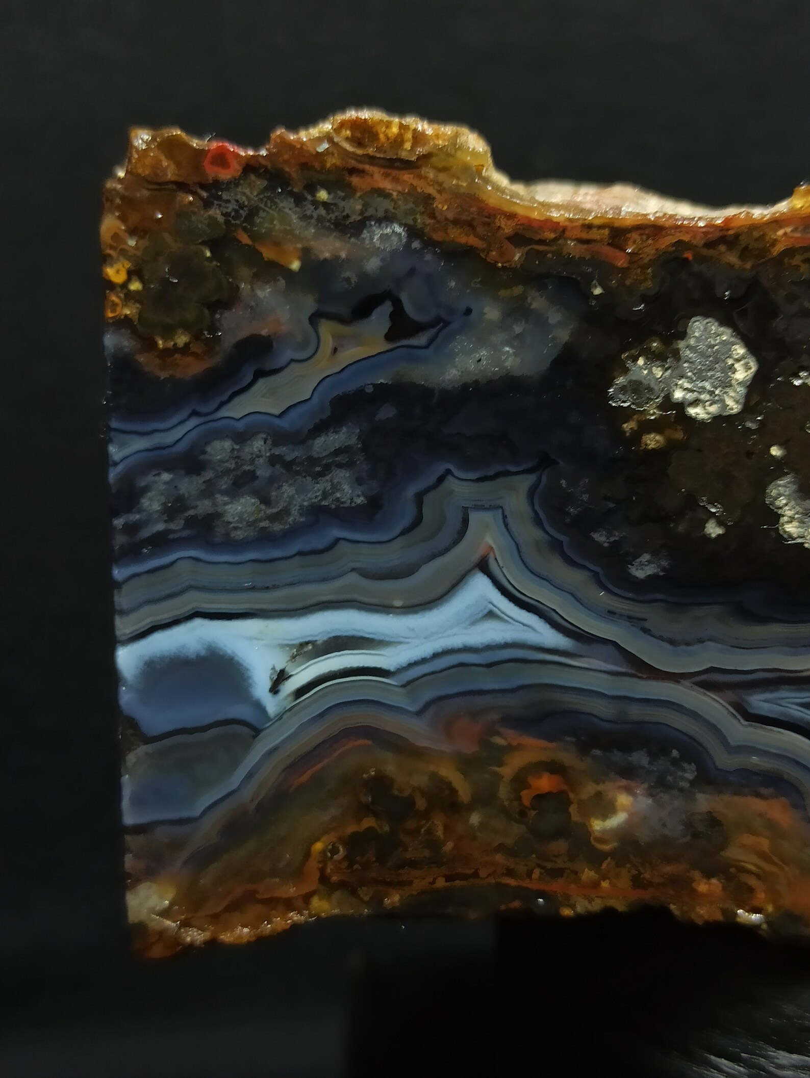 Blue Crystal Banded and White Geode Agate, Red Banded Agate, Turkish ...