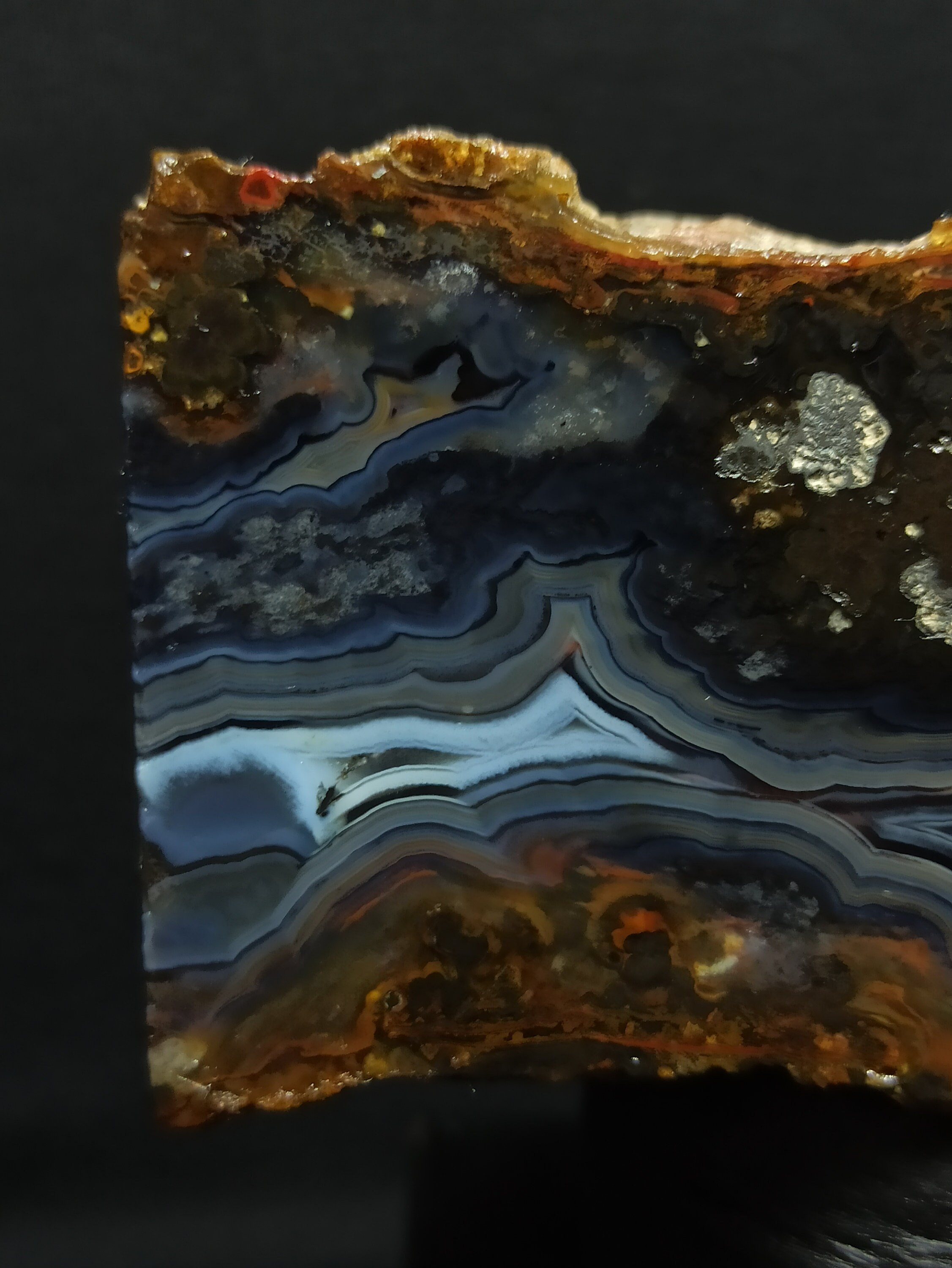 Blue Crystal Banded and White Geode Agate, Red Banded Agate, Turkish ...