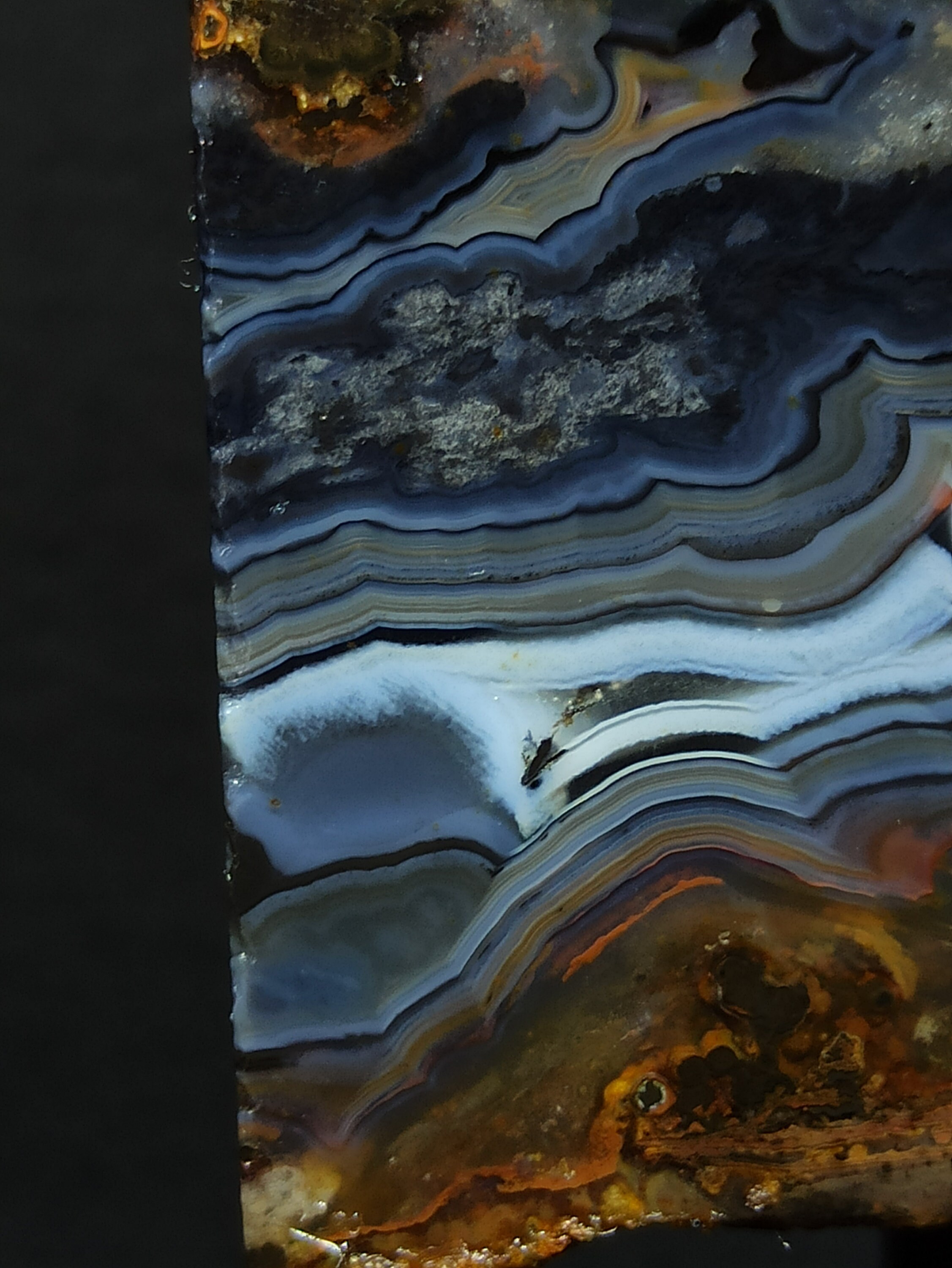 Blue Crystal Banded and White Geode Agate, Red Banded Agate, Turkish ...