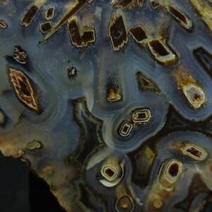 Blue Banded and Stick Agate, Turkish Agate, Metaphysical Crystal ...