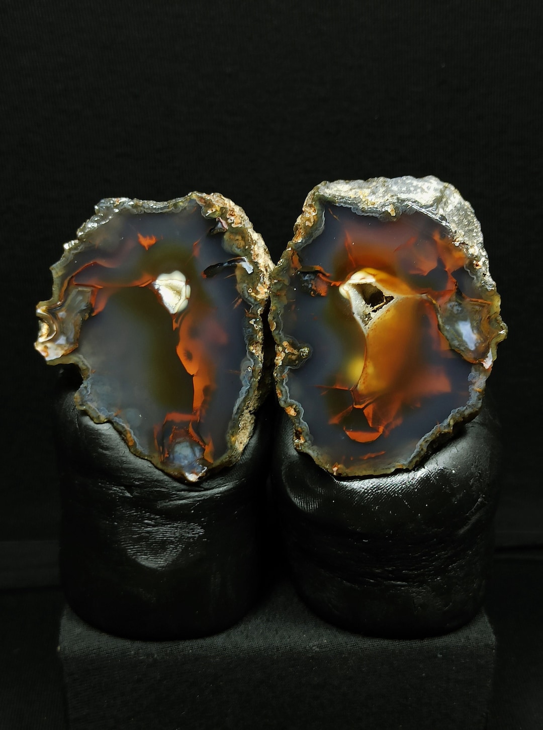 Turkish Red Banded Agate, 18 Pieces Banded Agate, Natural Crystal Agate ...