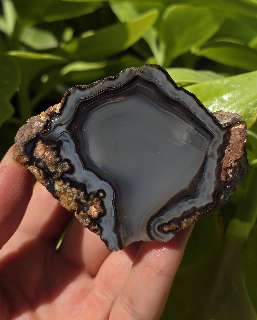 Black and Gray Banded, Gray and Black Banded Agate, Metaphysical ...