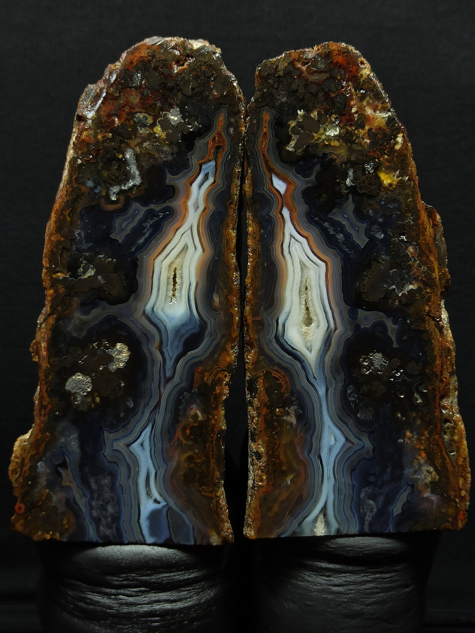 Blue Crystal Banded and White Geode Agate, Red Banded Agate, Turkish ...