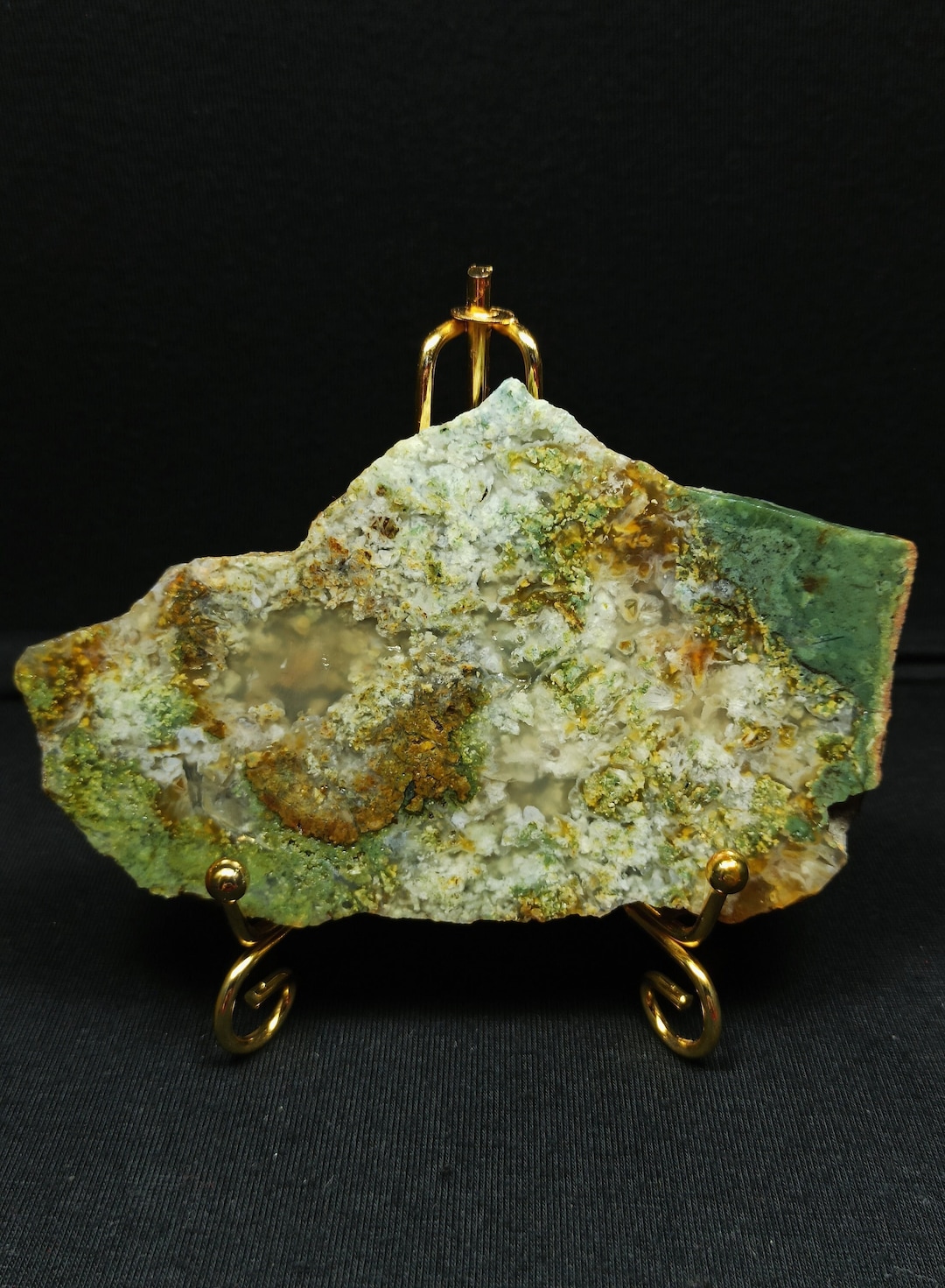 Green Moss Agate Slab, Flower Agate Slab, Polished Turkish Agate Slice ...