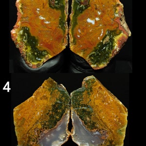 Natural Raw Agate, Moss and Flower Agate, 18 Pieces Agate, Dendritic ...