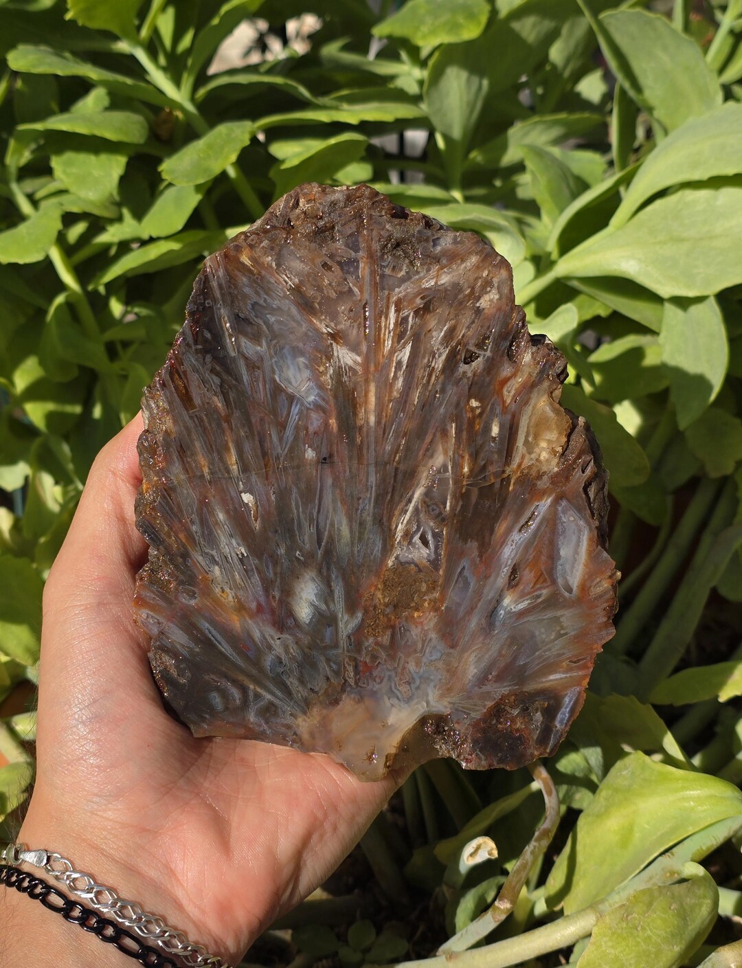 Turkish Red and Blue Stick Agate, Tube Agate, Metaphysical Crystals ...