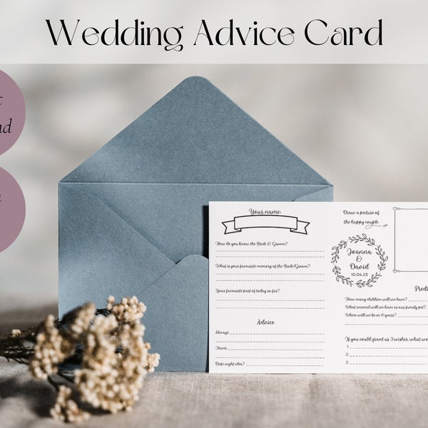 Marriage Advice Card - Etsy