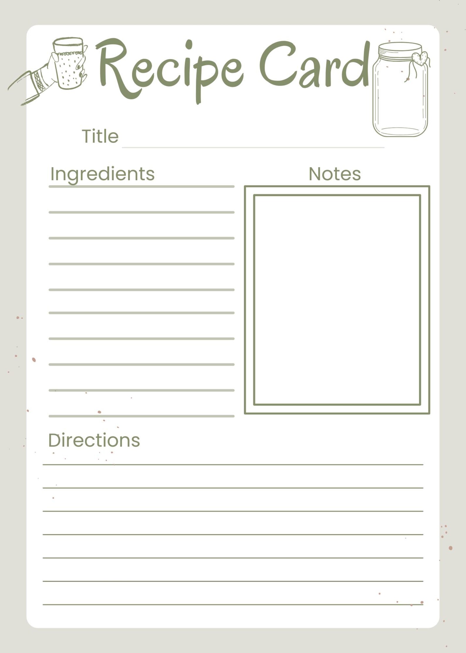 Printable Recipe Book Plus Canning Safety & Measurement Conversions - Etsy