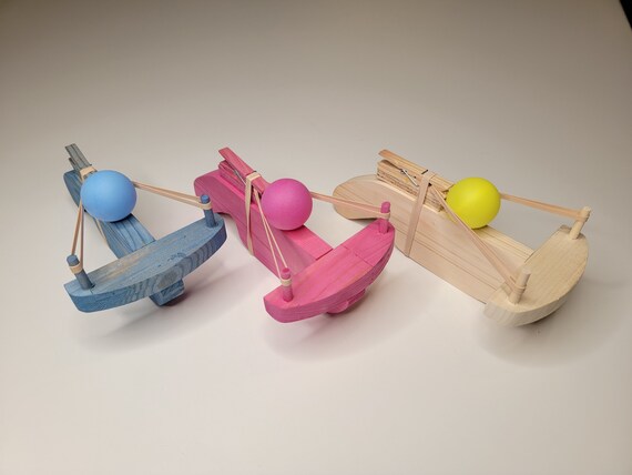 Toy Crossbow Handmade Wooden Kids ping Pong Gunwood Gift for - Etsy UK