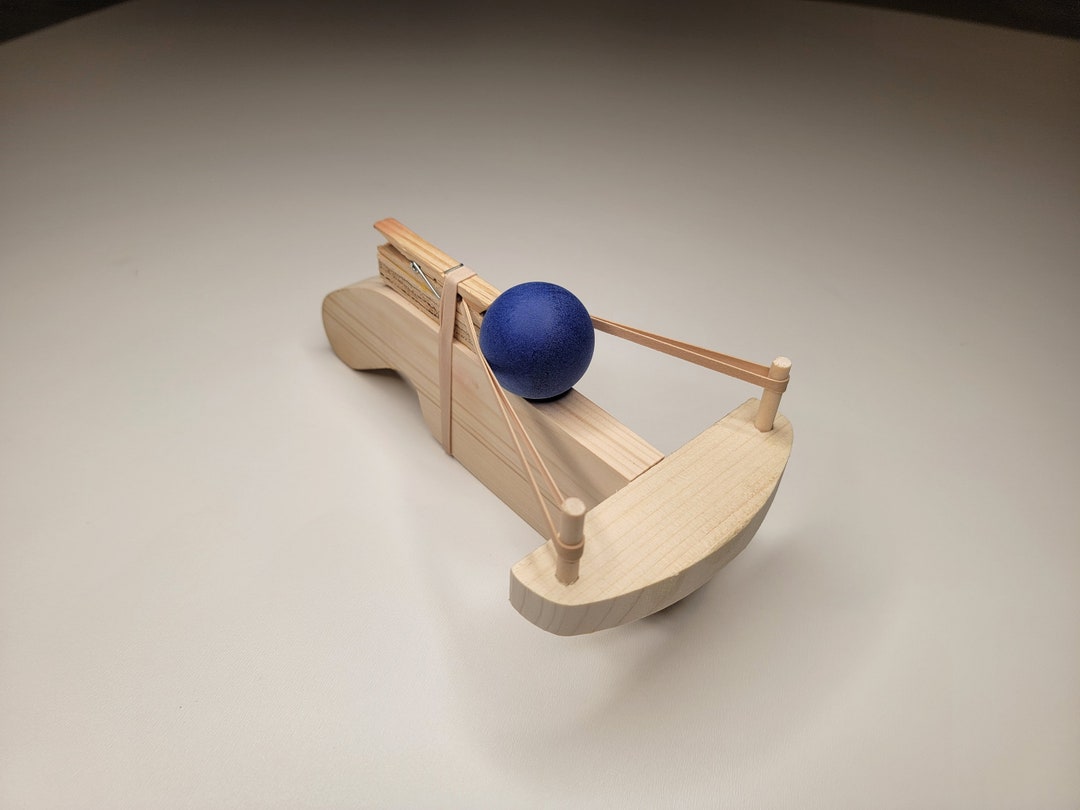 Toy Crossbow Handmade Wooden Kids (ping Pong Gun,wood Gift for Kids,bow ...