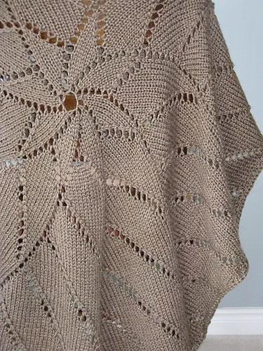 Radiating Star Blanket Knitting Pattern – Cozy Round Lap Blanket PDF ...