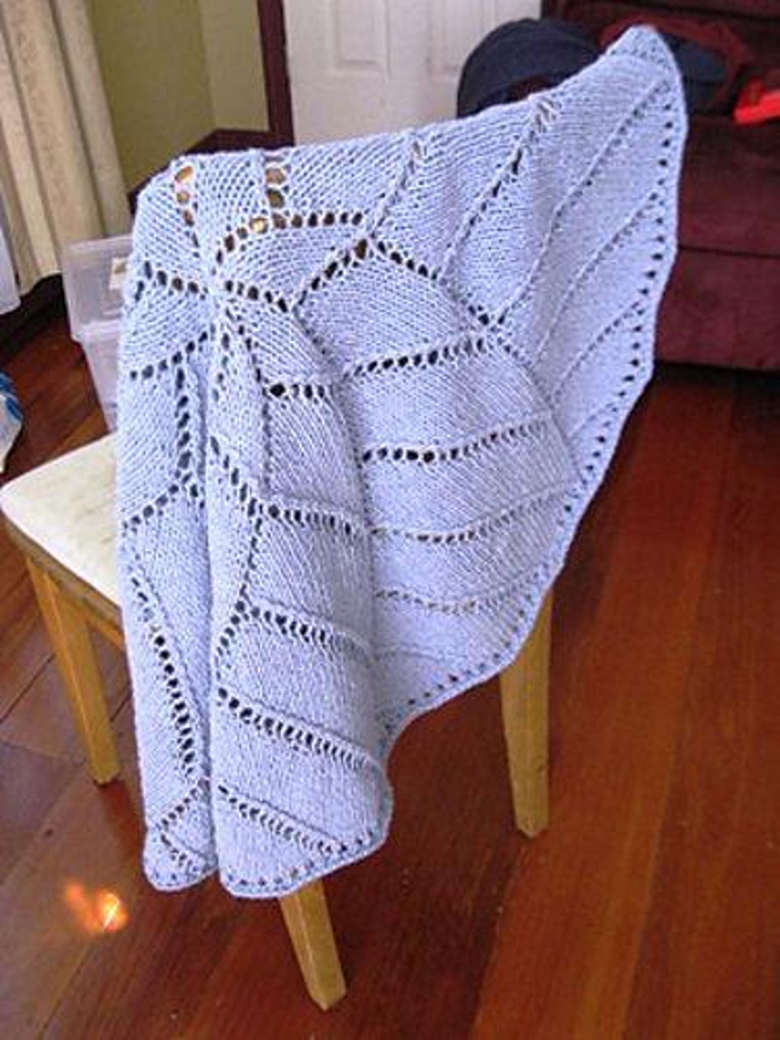 Radiating Star Blanket Knitting Pattern – Cozy Round Lap Blanket PDF ...
