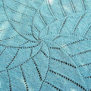 Radiating Star Blanket Knitting Pattern – Cozy Round Lap Blanket PDF ...