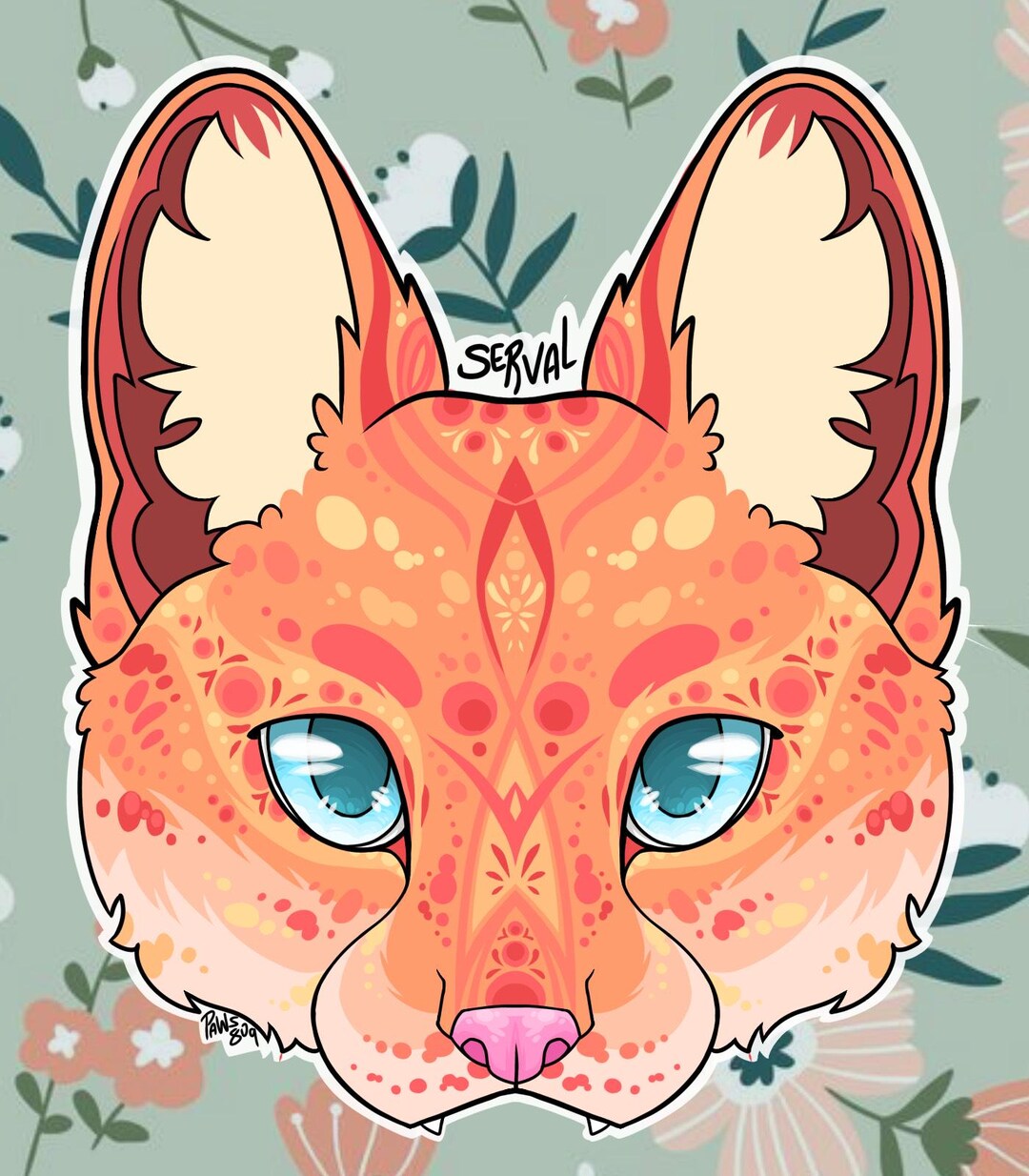 Serval Therian Mask - Etsy