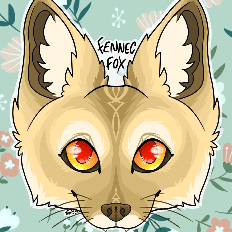 Fox Fursona Ref Sheet - Etsy