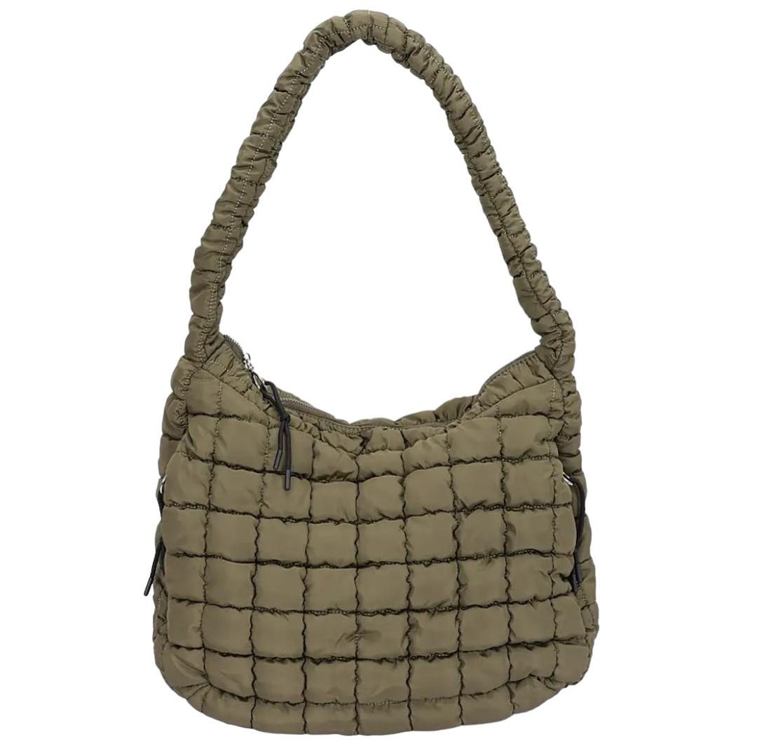 Quilted Nylon Padded Crossbody Bag (5 Colors) - Etsy