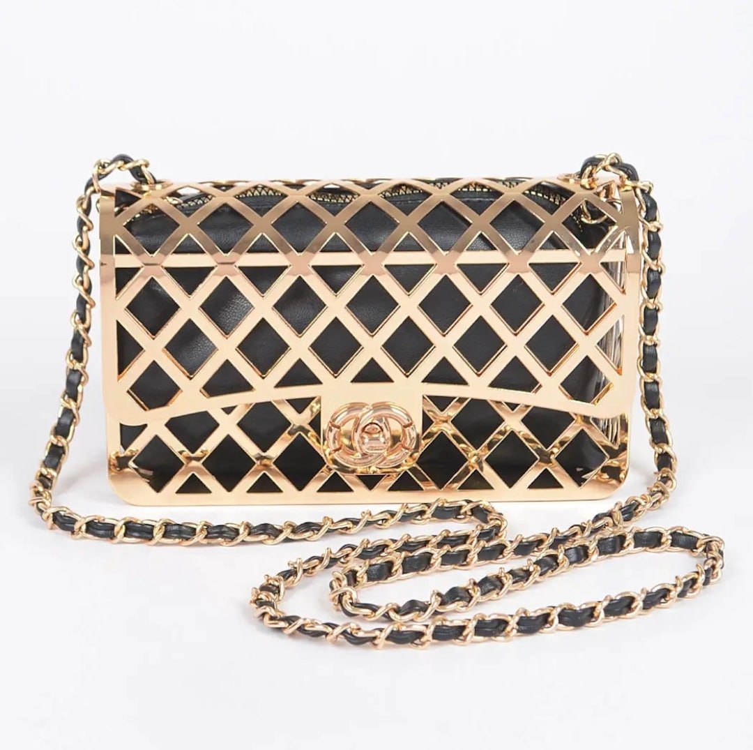 Metal Clutch W/ Pouch (2 Colors) - Etsy