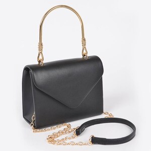 Vegan Metal Handle Bag (8 Colors) - Etsy