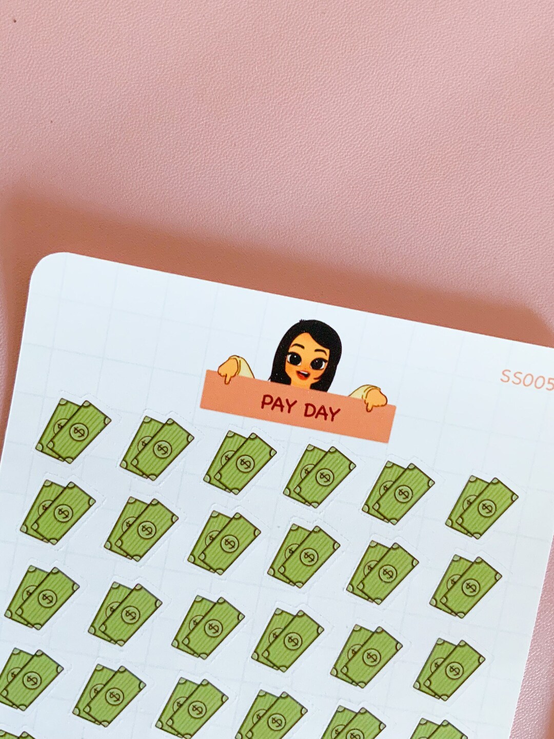 Pay Day Reminder Planner Sticker Sheet Scrapbook Stickers, Bullet ...