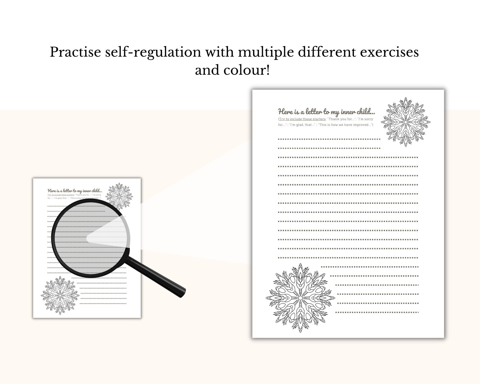 Mindfulness JOURNAL, Meditation and RELAXING, Self-reflection, Digital ...