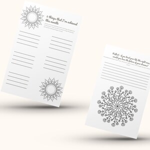 Mindfulness JOURNAL, Meditation and RELAXING, Self-reflection, Digital ...