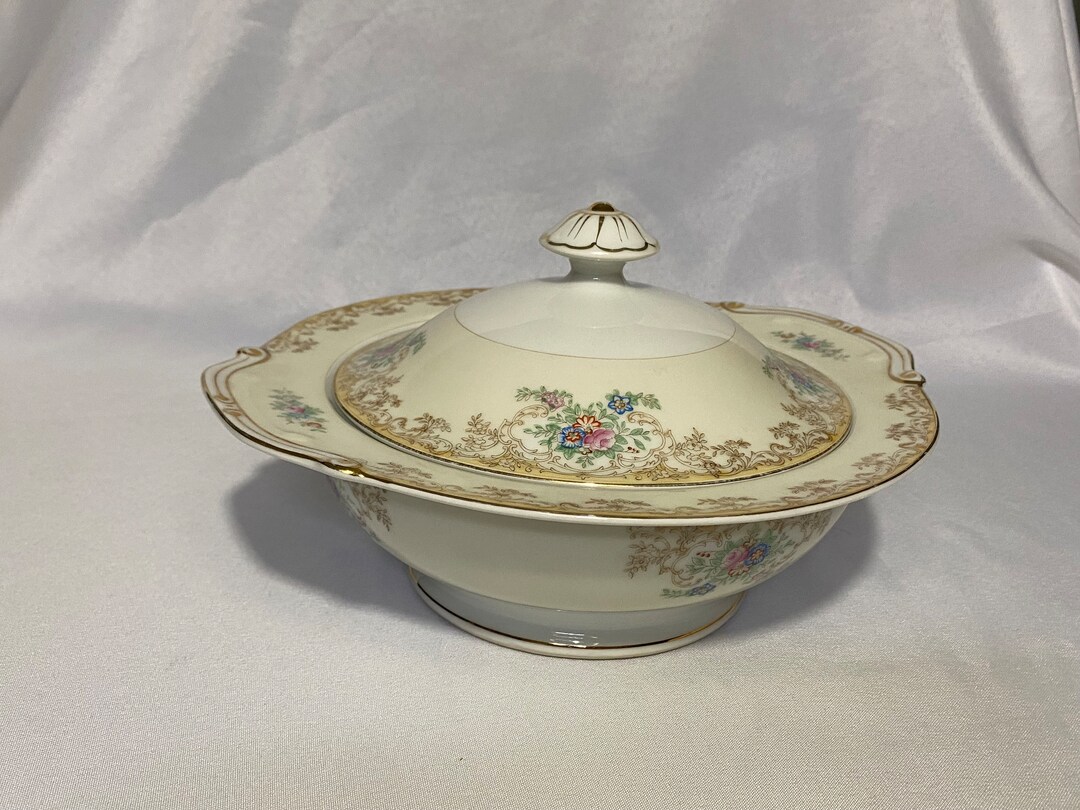 Soup Tureen W/lid - Royal Chester - RLC2 Floral Design - Etsy
