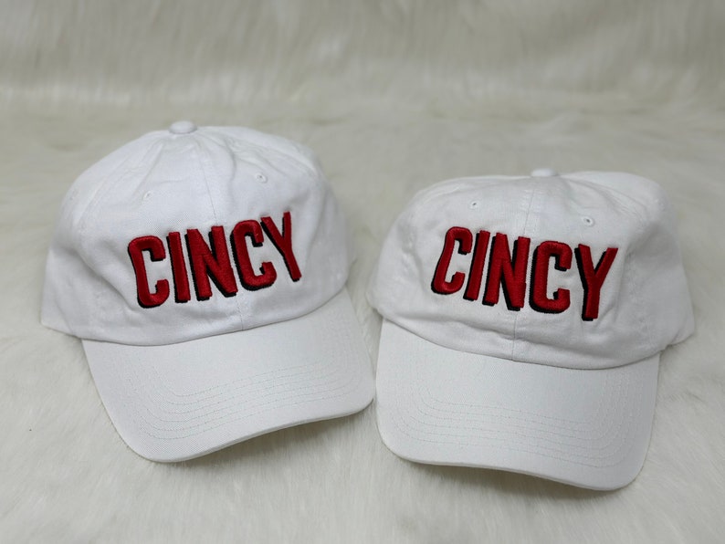 Cincy Embroidered 3D Puff Hat - Cincinnati Hat, Cincinnati Baseball Hat ...