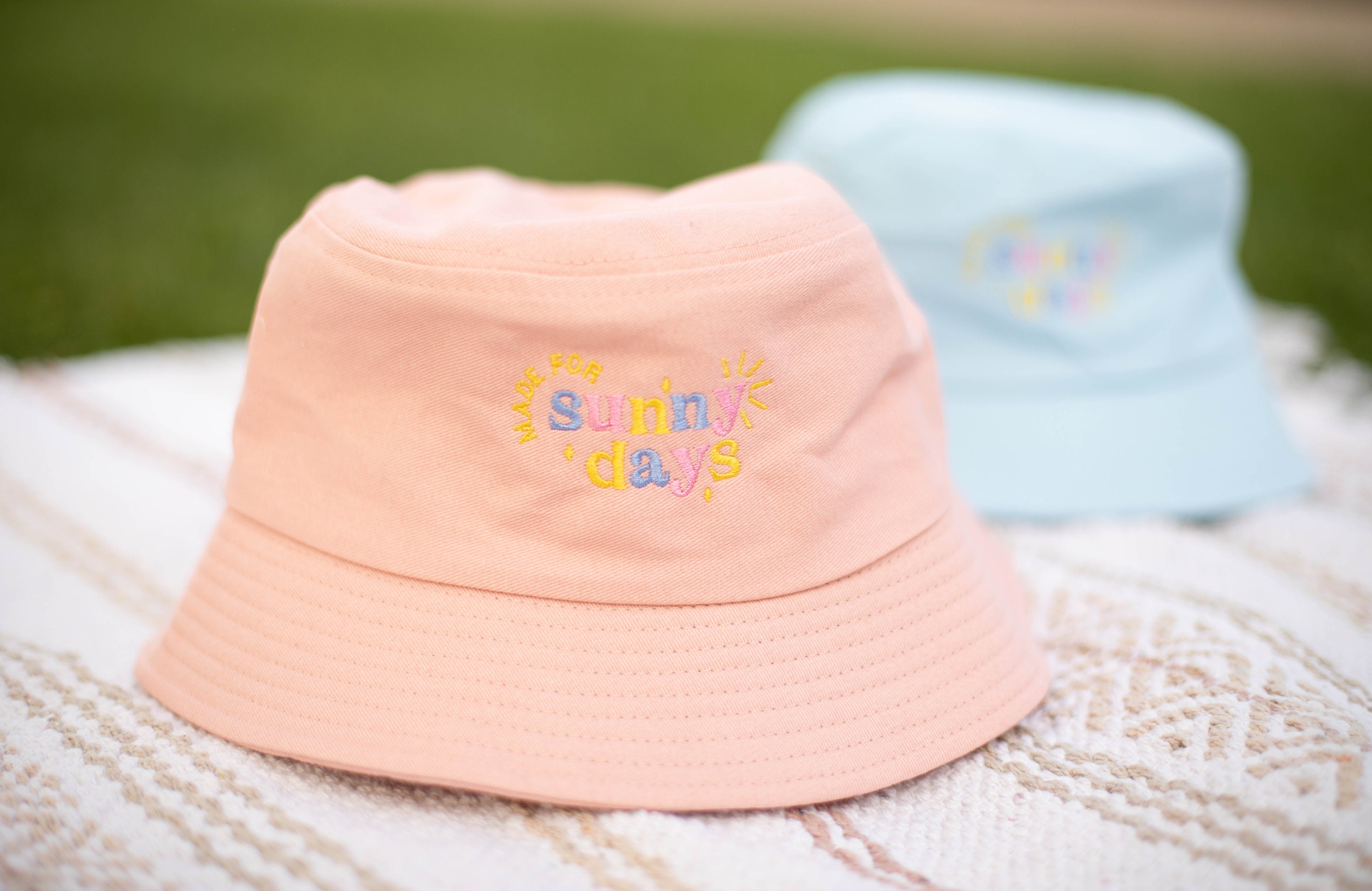 Made for Sunny Days Bucket Hat Custom Bucket Hat, Embroidered Bucket ...