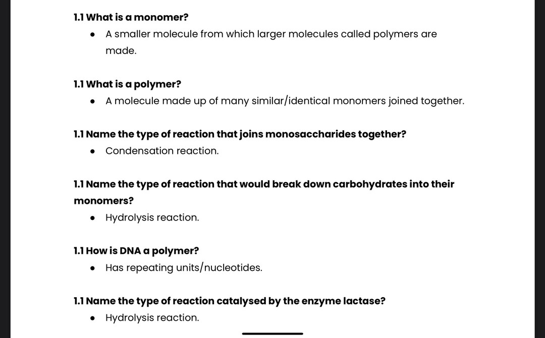 A* AQA A Level Biology Mark Scheme Notes Topics 1-8 - Etsy UK